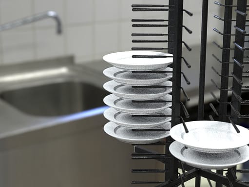 Dish Rack Trolley for Professional Kitchen Operations