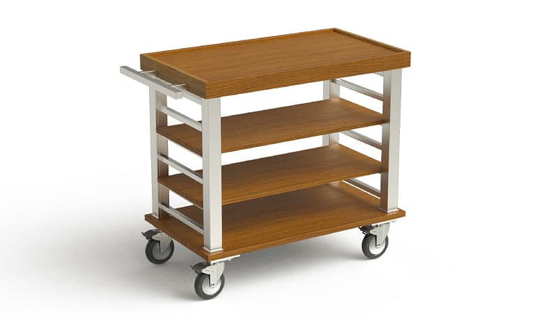 Modern Service Trolley for Hotel - Best Trolley with Shelves