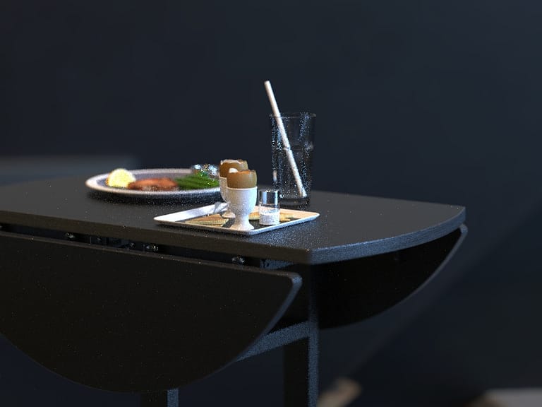 Modern Room Service Trolley and Cooking Station for Hotels