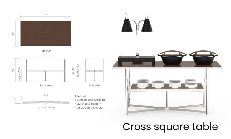 Cross Buffet Table – MOVENDIS