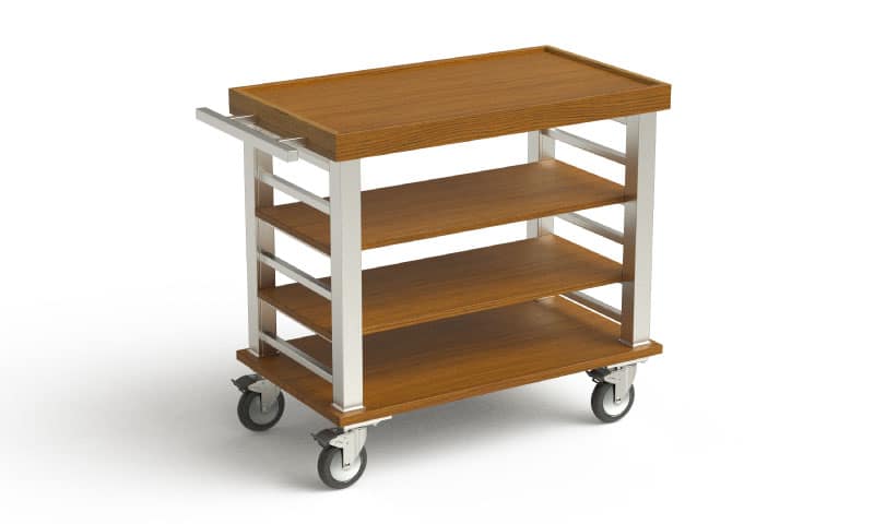 Modern Service Trolley for Hotel - Best Trolley with Shelves