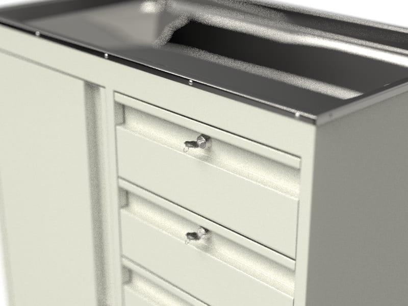 Mini Bar Restocking Cart | Hotel Mini Bar Cart with Drawers