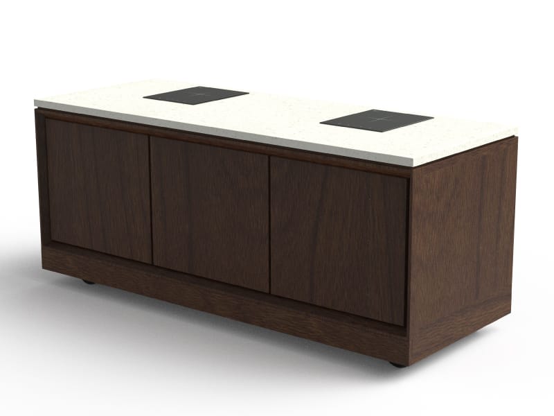 Two Induction Unit Cooking Station for Banquets and Hotels