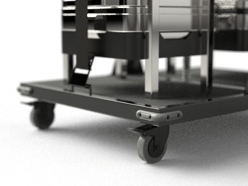 Premium Stainless Steel IBIS Stacking Trolley for Hotels