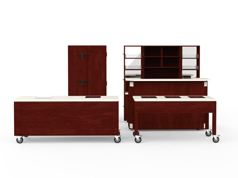 Three Induction Unit Cooking Station for Banquets and Hotels